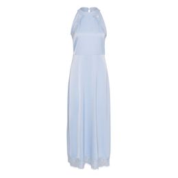 Midikleid Kaffe "Kleid KAsadie", Damen, Gr. 38, N-Gr, blau (kentucky blau cc), Obermaterial: 100% Polyester PES., Kleider Midikleid