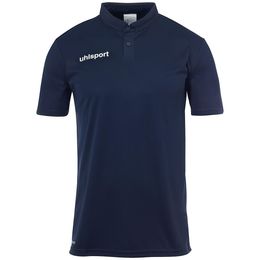 Poloshirt Uhlsport "POLO SHIRT ESSENTIAL POLY Kids", M&auml;dchen, Gr. 140, blau (marine), Obermaterial: 100% Polyester Pol. recyc.., Shirts