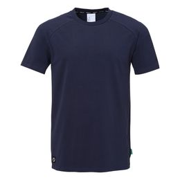 T-Shirt Uhlsport "T-Shirt ID Kids", M&auml;dchen, Gr. 128, marine, Obermaterial: 97% Baumwolle CO(Bio). 3% Elasthan EL., Shirts T-Shirt