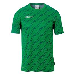 Trainingsshirt Uhlsport "Trainings-T-Shirt Progressive 28 Kids", M&auml;dchen, Gr. 116, gr&uuml;n, Obermaterial: 100% Polyester Pol. recyc.., Shirts