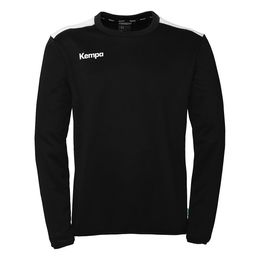Langarmshirt Kempa "Langarmshirt Emotion 27 Kids", M&auml;dchen, Gr. 164, schwarz, wei&szlig;, Obermaterial: 100% Polyester Pol. recyc.., Shirts Langarmshirt