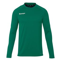 Langarmshirt Kempa "Langarmshirt Performance", Herren, Gr. XXL, gr&uuml;n (lagune), Obermaterial: 100% Polyester Pol. recyc.., Shirts Langarmshirt