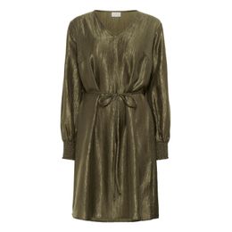 Midikleid Kaffe "Kleid KArizz", Damen, Gr. 34, N-Gr, gr&uuml;n (ivy gr&uuml;n), Obermaterial: 70% Viskose CV. 30% Polyester PES., Kleider Midikleid