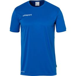 Trainingsshirt Uhlsport "Trainings-T-Shirt Essential Functional Kids", M&auml;dchen, Gr. 116, blau (azurblau), Obermaterial: 100% Polyester Pol. recyc.., Shirts