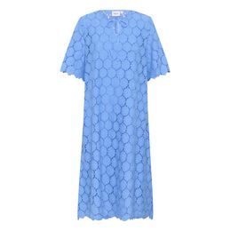 Midikleid Saint Tropez "Kleid ZojaSZ", Damen, Gr. L, N-Gr, provence, Obermaterial: 75% Baumwolle CO. 25% Polyamid PA., Kleider Midikleid