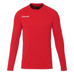 Langarmshirt Kempa "Langarmshirt Performance", Herren, Gr. XXL, rot, Obermaterial: 100% Polyester Pol. recyc.., Shirts Langarmshirt