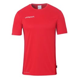Trainingsshirt Uhlsport "Trainings-T-Shirt Progressive 28 Poly Kids", M&auml;dchen, Gr. 116, rot, Obermaterial: 100% Polyester Pol. recyc.., Shirts