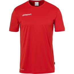 Trainingsshirt Uhlsport "Trainings-T-Shirt Essential Functional Kids", M&auml;dchen, Gr. 128, rot, Obermaterial: 100% Polyester Pol. recyc.., Shirts