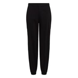 Stoffhose Cream "Casual Hose CRSilje", Damen, Gr. 40, N-Gr, schwarz (pitch schwarz), Obermaterial: 60% Baumwolle CO. 37% Polyamid PA. 3% Elasthan EL., Hosen Stoffhose