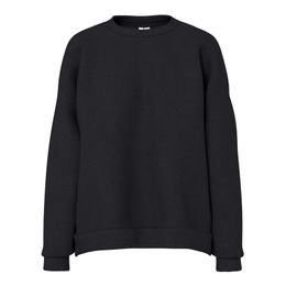 Sweatshirt Pieces "PCCHILLI LS LOOSE FIT SWEAT TOP NOOS BC", Damen, Gr. L, schwarz, Sweatware, Obermaterial: 50% Baumwolle, 50% Polyester, unifarben, loose fit normal, Rundhals, Sweatshirts Sweatshirt, Baumwollmischung