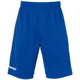 Shorts Kempa "Shorts PLAYER LONG SHORTS", Herren, Gr. L, US, royal, wei&szlig;, Obermaterial: 100% Polyester PES., Hosen Shorts
