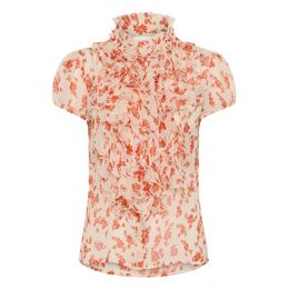 Langarmhemd Saint Tropez "Langarm - Hemd LiljaSZ", Damen, Gr. L, N-Gr, gr&uuml;n (seedpearl valiant daisy), Obermaterial: 100% Polyester PES., Hemden
