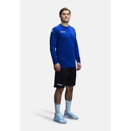 Langarmshirt Kempa "Langarmshirt Performance", Herren, Gr. XXL, blau (royal), Obermaterial: 100% Polyester Pol. recyc.., Shirts Langarmshirt