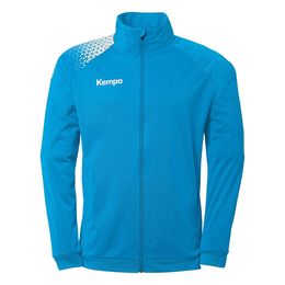 Trainingsjacke Kempa "Trainingsjacke Ambition 28 Poly", Herren, Gr. XXL, blau (Kempablau, wei&szlig;), Obermaterial: 100% Polyester Pol. recyc.., Jacken Trainingsjacke
