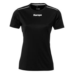 T-Shirt Kempa "Shirt POLY WOMEN", Damen, Gr. L, schwarz, Obermaterial: 100% Polyester Pol. recyc.., Shirts T-Shirt
