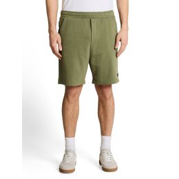 Shorts Tom Tailor Denim, Herren, Gr. L, N-Gr, oak leaf gr&uuml;n, Web, Obermaterial: 70% Baumwolle, 30% Polyester, Hosen Shorts