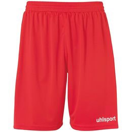Shorts Uhlsport "Shorts PERFORMANCE SHORTS", Herren, Gr. M, US, rot (rot, wei&szlig;), Obermaterial: 100% Polyester Pol. recyc.., Hosen Shorts