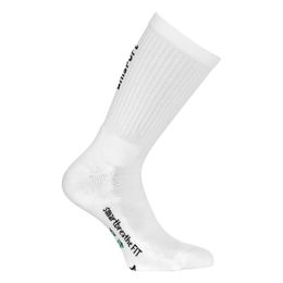 Socken Uhlsport "Socken Tube It Kids", M&auml;dchen, Gr. 28-32, wei&szlig;, Obermaterial: 41% Polyester Pol. recyc.. 38% Baumwolle CO(Bio). 21% Polyamid Polyam.recyc., Socken Socken