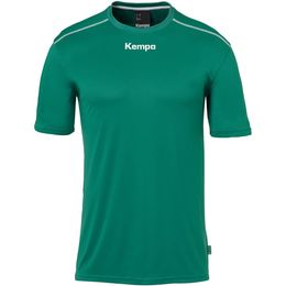 T-Shirt Kempa "Shirt POLY Kids", M&auml;dchen, Gr. 152, lagune, Obermaterial: 100% Polyester Pol. recyc.., Shirts T-Shirt