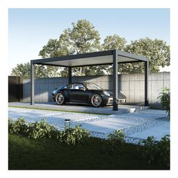 Weide Carport aus Aluminium 3 x 5,3 M Garage anthrazit Auto&uuml;berdachung?