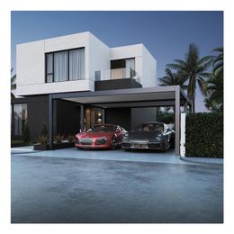 Weide Doppelcarport aus Aluminium 6 x 5,3 M Garage anthrazit Auto&uuml;berdachung?6.0 x 5.3 Meter