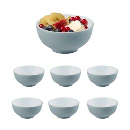 Schale APS "SNUG", blau, B:14cm H:6,5cm T:14cm &Oslash;:14cm, Porzellan, Sch&uuml;sseln, Schale, Porzellan &Oslash; 12 cm, 250ml, stapelbar, sp&uuml;lmaschinengeeignet
