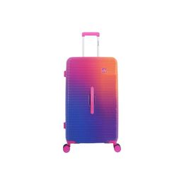 Koffer Saxoline "Twist Trunk", Gr. B/H/T: 46cm x 78cm x 41,5cm, pink (fuchsia), Koffer, aus robustem ABS/PC-Material