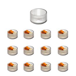 Schale APS "THE GRID", transparent, B:6cm H:3,5cm T:6cm &Oslash;:6cm, Glas, Sch&uuml;sseln, Schale, Glas, stapelbar, mikrowellengeeignet