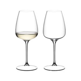 Wei&szlig;weinglas "Wei&szlig;wein / Champagnerglas / Spritz Drink Grape 550 ml 2er Set transparent", bunt (transparent), Glas, RIEDEL THE WINE GLASS COMPANY, Trinkgef&auml;&szlig;e, Wei&szlig;weinglas