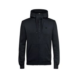 G-Star Raw Sweatshirt G-STAR "Sweatjacke Premium core hdd zip sw l\s", Herren, Gr. M, schwarz, Obermaterial: 55% Baumwolle CO. 45% Polyester PES., Sweatshirts Sweatshirt
