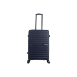 Koffer Saxoline "Fiesta", Gr. B/H/T: 46cm x 67cm x 25cm, blau (dunkelblau), Polypropylen, Koffer, aus robustem Polypropylen
