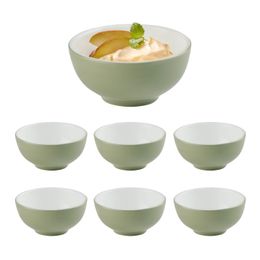 Schale APS "SNUG", gr&uuml;n, B:12cm H:6cm T:12cm &Oslash;:12cm, Porzellan, Sch&uuml;sseln, Schale, Porzellan &Oslash; 12 cm, 250ml, stapelbar, sp&uuml;lmaschinengeeignet