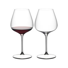 Rotweinglas "Pinot Noir / Nebbiolo Weingl&auml;ser Grape 750 ml 2er Set transparent", bunt (transparent), 2 tlg., Glas, RIEDEL THE WINE GLASS COMPANY, Trinkgef&auml;&szlig;e, Rotweinglas