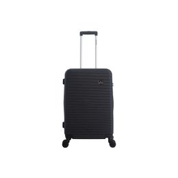 Koffer Saxoline "Twist", Gr. B/H/T: 46cm x 67cm x 27cm, schwarz, Koffer, aus robustem ABS/PC-Material