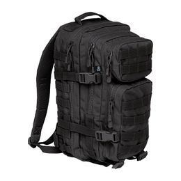 Rucksack Brandit "Brandit Herren Medium US Cooper Backpack", Gr. onesize, schwarz, Polyester, Rucks&auml;cke Rucksack