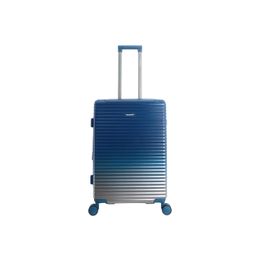Koffer Saxoline "Elite", Gr. B/H/T: 43cm x 65cm x 26,5cm, blau, Koffer, aus robustem ABS/PC-Material