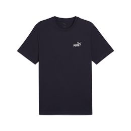 T-Shirt Puma "Essentials Small No. 1 Logo T-Shirt Herren", Herren, Gr. M, new navy blau, Obermaterial: 100% Baumwolle. Rippe: 80% Baumwolle, 20% Polyester, regular fit, Rundhals, Shirts T-Shirt