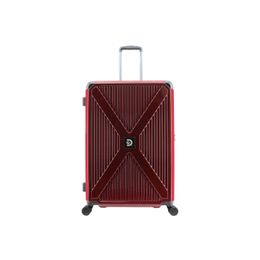 Koffer DISCOVERY "Crossroad", Gr. B/H/T: 54cm x 76,5cm x 32cm, rot, Polyester, Koffer, aus robustem Polycarbonate Material