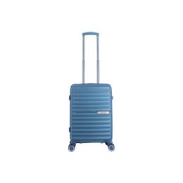 Koffer Saxoline "Resort", Gr. B/H/T: 38cm x 55cm x 22cm, blau, Polypropylen, unifarben, Koffer, aus robustem Polypropylen