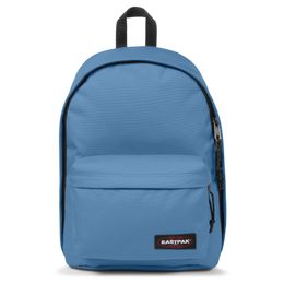 Freizeitrucksack Eastpak "OUT OF OFFICE", Gr. B/H/T: 29,5cm x 44cm x 22cm, azur, Textil, Rucks&auml;cke Freizeitrucksack, Unisex Schulrucksack, Businessrucksack mit Logo-Aufn&auml;her