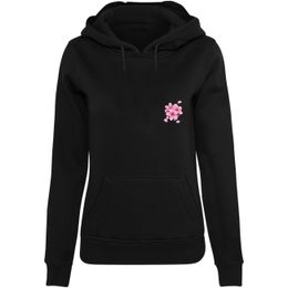 Kapuzenpullover MISS TEE "Miss Tee Damen Self Love Club Hoody", Damen, Gr. S, schwarz, 65% Baumwolle, 35% Polyester, unifarben, normal, ohne Ausschnitt, Pullover Kapuzenpullover