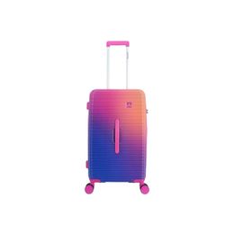 Koffer Saxoline "Twist Trunk", Gr. B/H/T: 41cm x 68cm x 34cm, pink (fuchsia), Koffer, aus robustem ABS/PC-Material