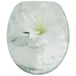 WC-Sitz Sanilo "Good Feeling mit Absenkautomatik & Quick Release", wei&szlig;, B:37,7cm L:47cm, MDF - Mitteldichte Holzfaserplatte, WC-Sitze, Premium Toilettendeckel, abnehmbar, leichte Montage von oben