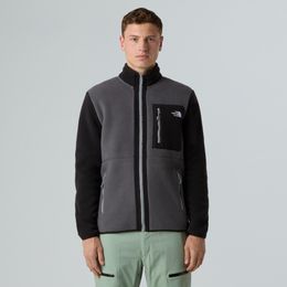 The North Face Herren Fleecejacke "M YUMIORI FULL ZIP"anthrazit grau, tnf schwarz, monument grau, Gr. M, Fleece, Obermaterial: 100% Polyester,