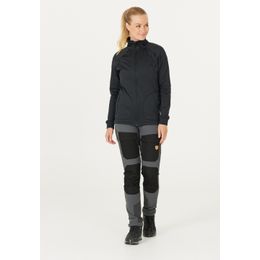 Softshellhose WHISTLER "ANISSY W Outdoor Pant", Damen, Gr. 36, EURO-Gr&ouml;&szlig;en, grau, 65% Polyester, 35% Baumwolle, mehrfarbig, lang, Hosen Softshellhose, mit atmungsaktiver Baumwolle
