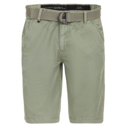 Chinoshorts Casamoda "Casamoda Chino Shorts uni", Herren, Gr. 38, Normalgr&ouml;&szlig;en, gr&uuml;n (hellgr&uuml;n), 100% Baumwolle, Hosen Chinoshorts