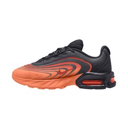 Sneaker Nike Sportswear "Nike Air Max Fire", Herren, Gr. 40, orange frost, picante rot, dk smoke grau, Synthetik, Textil, Schuhe Sneaker, inspiriert vom Design des Air Max TN