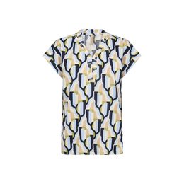 Tunikashirt soyaconcept "SC-FELICITY AOP 533", Damen, Gr. L, windsurfer combi, Single Jersey, Obermaterial: 50% Baumwolle, 50% Viskose, bedruckt, figurumspielend normal, V-Ausschnitt, angeschnitten, Shirts, aus Baumwollmischung mit Viskose, figurumspielende Passform
