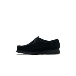 Schn&uuml;rschuh Clarks "Wallabee.GTX", Damen, Gr. 37, schwarz, Schuhe Schn&uuml;rschuh, mit atmender Gore Tex-Membran