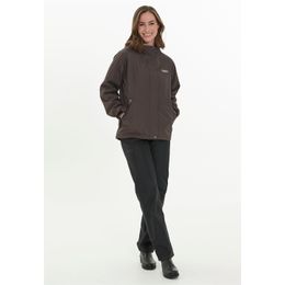 Regenanzug WEATHER REPORT "Carlene", Gr. 36, gr&uuml;n (khaki), 100% Polyester, mehrfarbig, Sportanz&uuml;ge Regenanzug, mit umweltfreundlicher Beschichtung (PFC-frei)